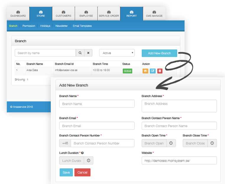 Arsadata CRM Platform Developed by WebsOptimization