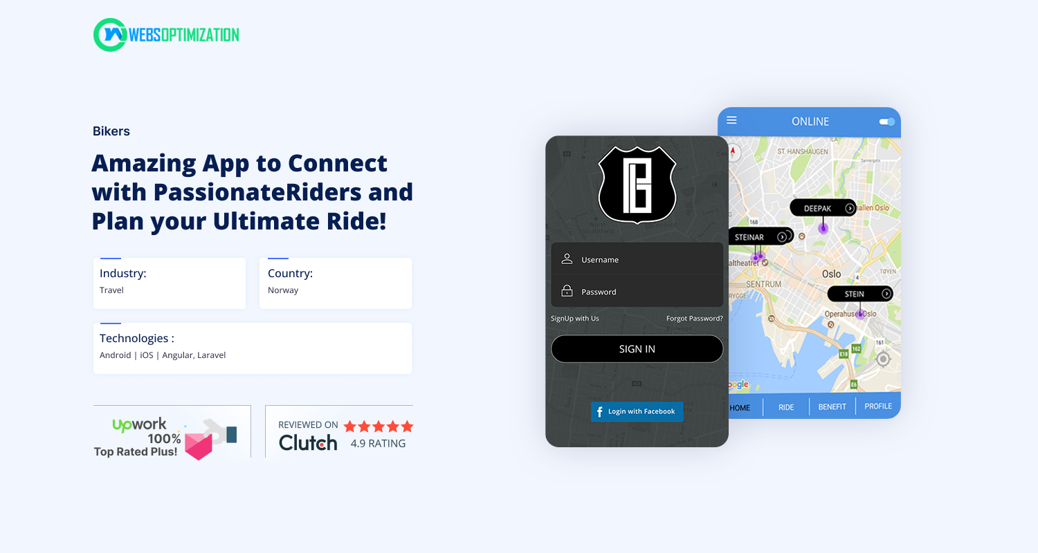 Bikers App Crafted by Our Expert Mobile App Developers